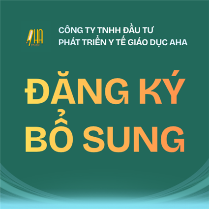 [AHA] Đăng ký Bổ sung